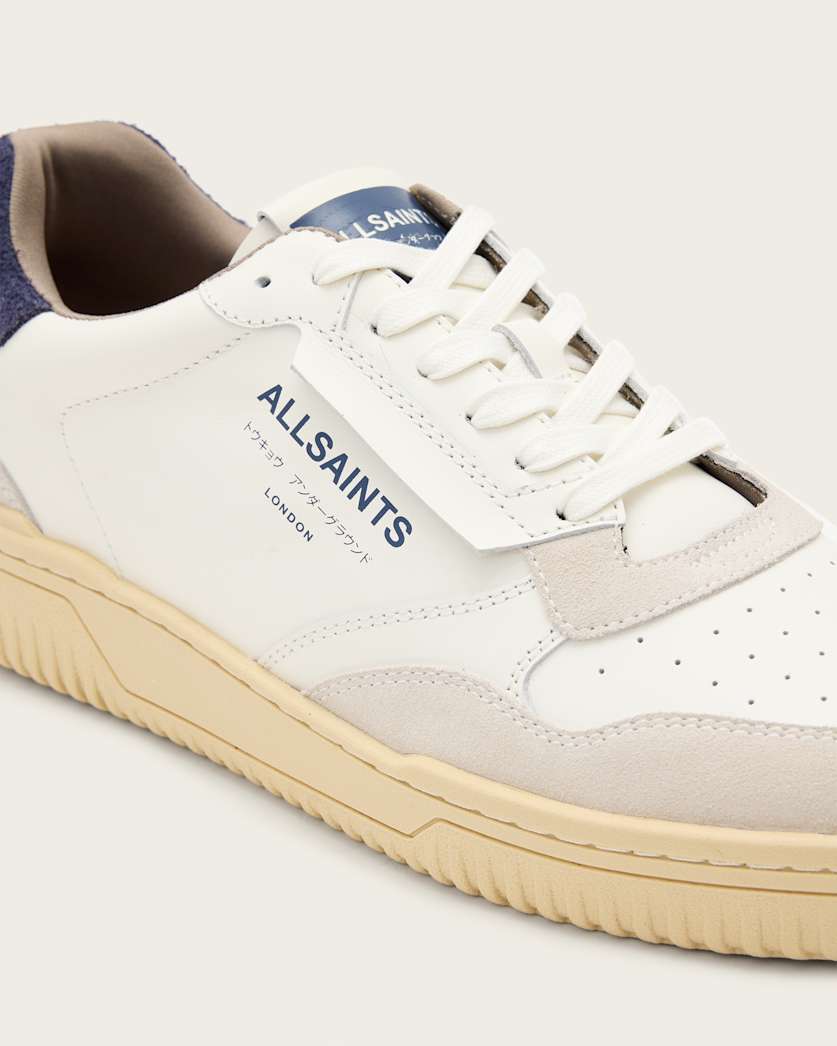 Regan Low Top Sneakers White/Blue | ALLSAINTS US